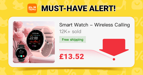Top Temu Smart Watch Picks You’ll Love